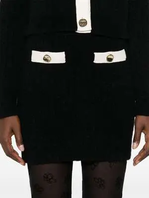SELF-PORTRAIT Knitted Mini Skirt