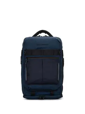 PIQUADRO Logo-lettering Backpack - Blue