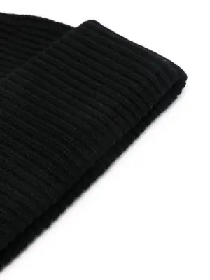 Eric Bompard Ribbed Beanie