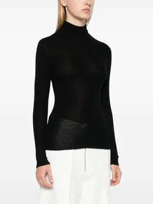 Eric Bompard Seamless Extrafine Roll-neck Sweater