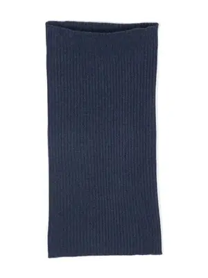 Eric Bompard Ribbed Snood - Blue