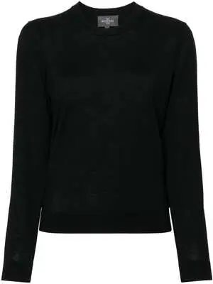 Eric Bompard Extrafine Round-neck Sweater - Black