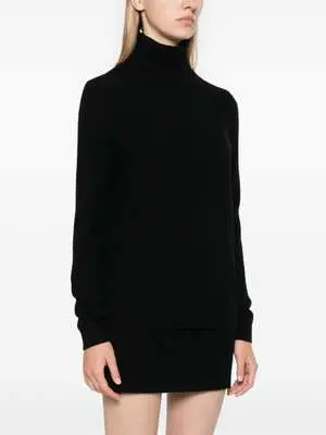 Eric Bompard Classic Turtleneck Sweater - Black