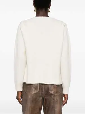 Giuseppe Di Morabito Brooch-detail Cardigan - White