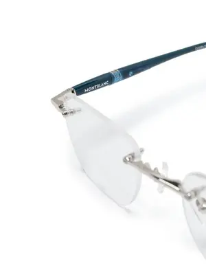 Montblanc Rimless Square-frame Eyeglasses
