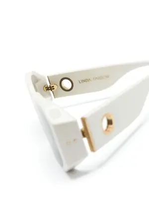 Linda Farrow Bailey Geometric-frame Sunglasses
