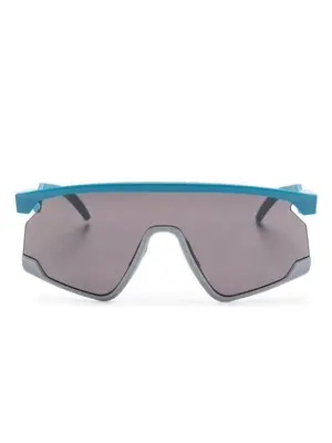 Oakley Bxtr Shield-frame Sunglasses - Blue