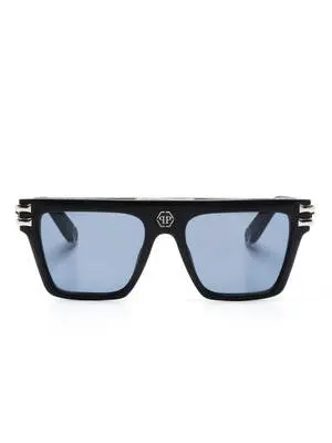 Philipp Plein Rectangle-frame Sunglasses - Black