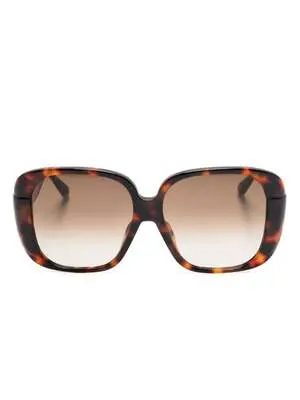 Linda Farrow Mima Sunglasses - Brown
