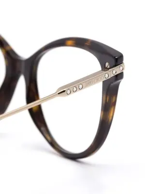 JIMMY CHOO 3001b Cat-eye Glasses - Gold
