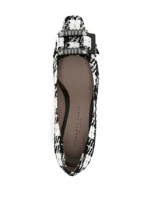 Roberto Festa 65mm Tweed Pumps