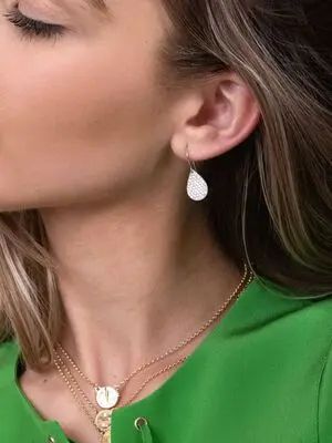 Irene Neuwirth 18kt White Gold Diamond Drop Earrings