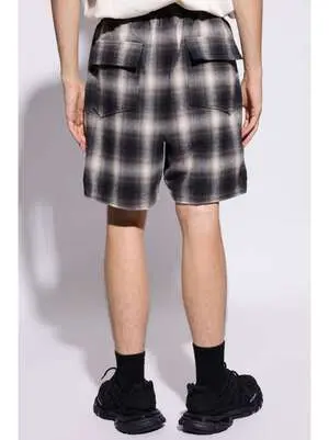 Rhude Check-print Track Shorts
