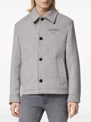 Versace Wool-blend Blouson Jacket
