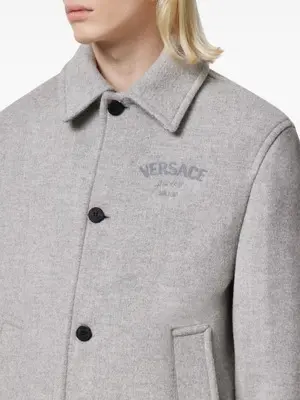 Versace Wool-blend Blouson Jacket