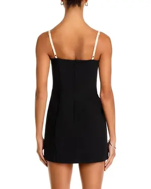 French Connection Azra Contrast Trim Mini Dress