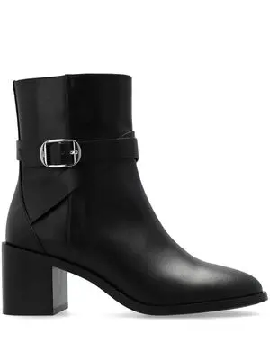 STUART WEITZMAN Esme Leather Biker Boots