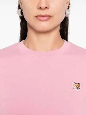 Maison Kitsuné Fox Head Patch Sweatshirt - Pink