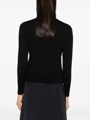 Maison Kitsuné Baby Fox-patch Sweater - Black