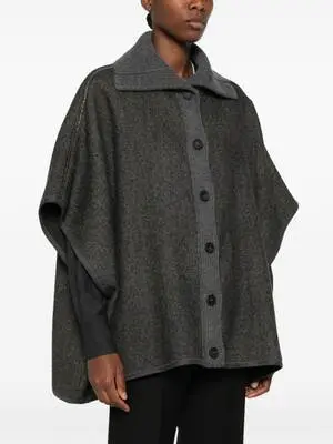 Fabiana Filippi Filo Diamante Diagonal Double Cape