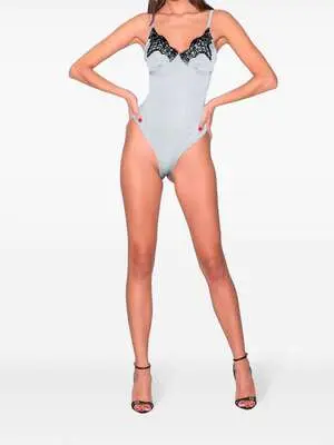 FLEUR DU MAL Iris Lace Bodysuit