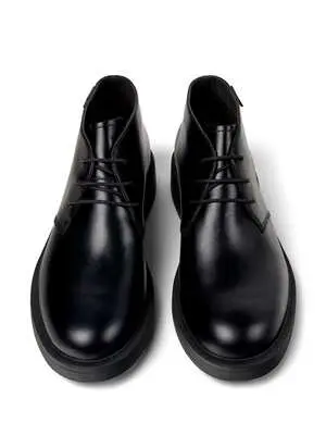 Camper Dean Lace-up Boots - Black