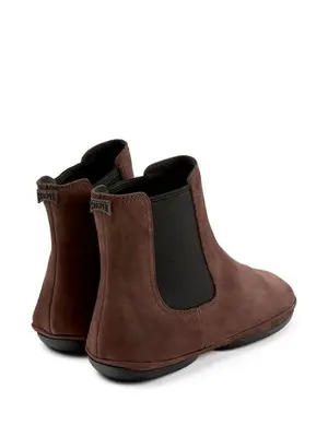Camper Nina Elasticated Chelsea Boots - Brown