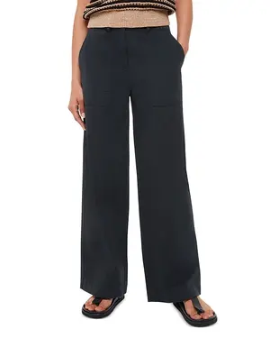 Whistles Black Wash Pants For Women