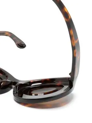Henrik Vibskov Tortoiseshell Oval Sunglasses