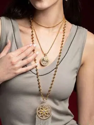 BUDDHA MAMA BUDDHA MAMA 20kt Yellow Gold Disco Chain