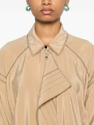 LEMAIRE Embroidered Asymmetrical Shirt Dress