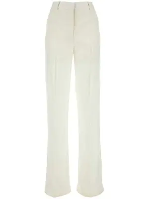 Stella McCartney High-waist Wide-leg Trousers - White