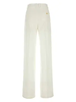 Stella McCartney High-waist Wide-leg Trousers - White