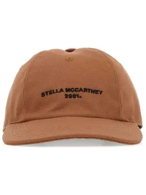 Stella McCartney Logo-embroidered Cap - Brown