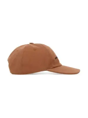 Stella McCartney Logo-embroidered Cap - Brown