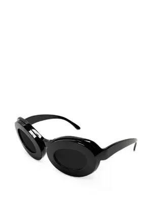 Henrik Vibskov Tyler Oval Frame Sunglasses - Black