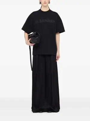 JIL SANDER Logo T-shirt - Black