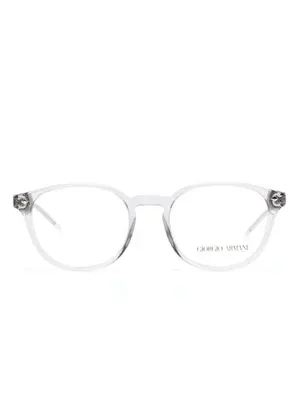 Giorgio Armani Round-frame Eyeglasses - Grey