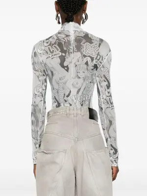 Gcds Printed Bodysuit