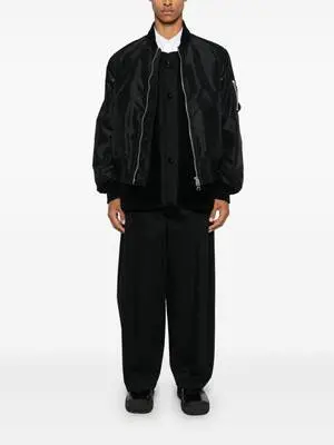 Sacai Twill Bomber Jacket - Black