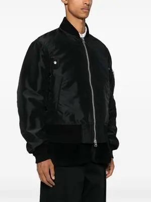 Sacai Twill Bomber Jacket - Black