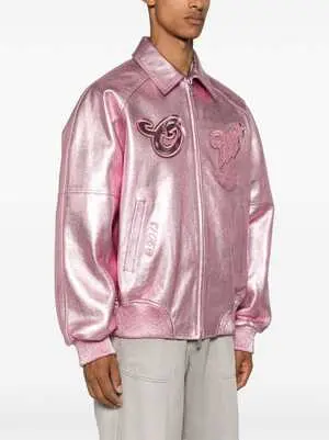 Off-White Scorpio Leather Bomber Jacket