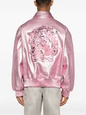 Off-White Scorpio Leather Bomber Jacket