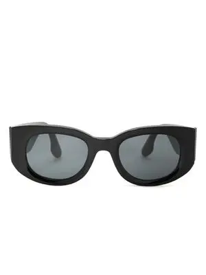 Victoria Beckham Oval-frame Sunglasses - Black