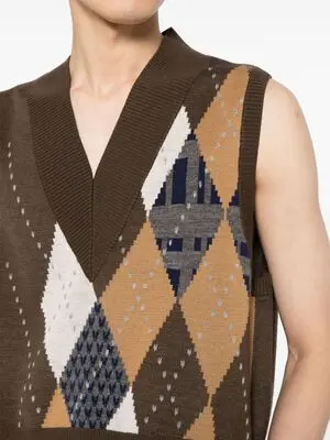 CROQUIS Loose Knitted Vest