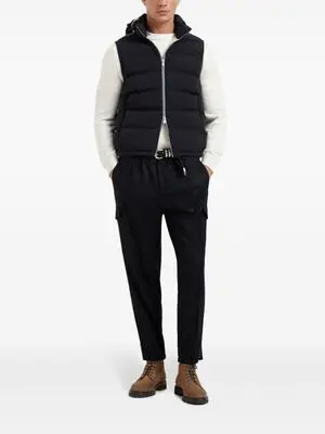 Brunello Cucinelli Cargo-pocket Wool Tapered Trousers