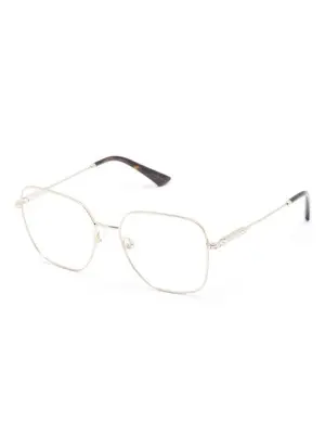 JIMMY CHOO Square-frame Glasses - Gold