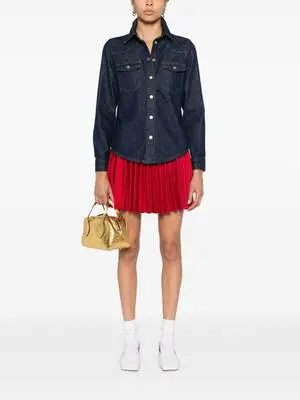 SELF-PORTRAIT Pleated Mini Skirt