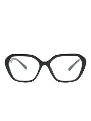 JIMMY CHOO Hexagonal Frame Eyeglasses - Black