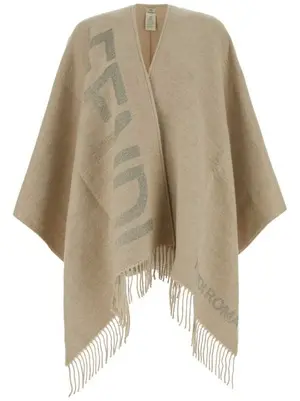 Fendi Fringed Poncho